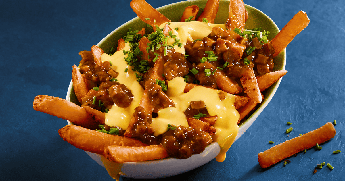 SWEET POTATO SMOKEY CHEDDAR FRIES – The Taste at HANS IM GLÜCK